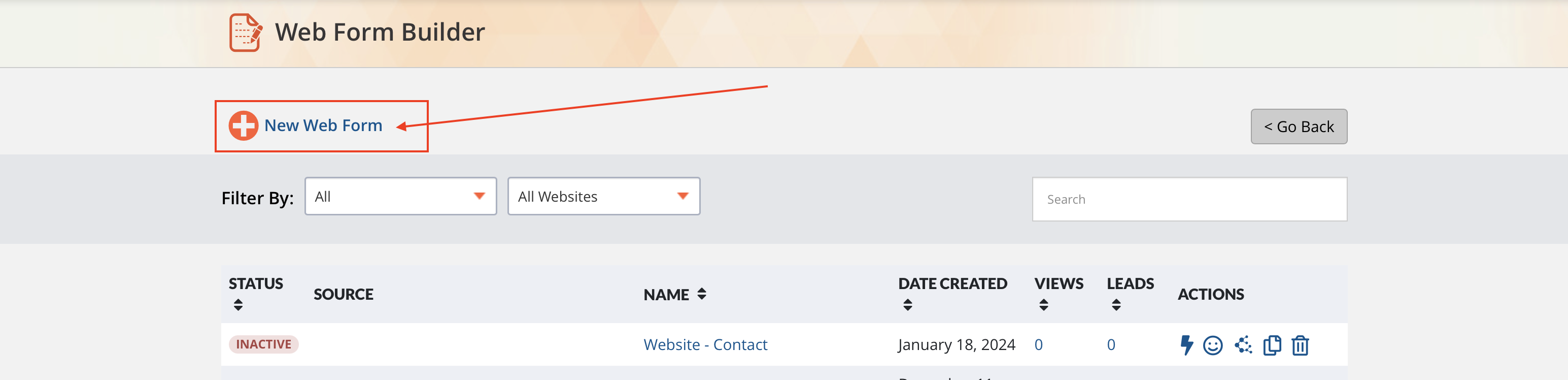 Create A Web Form – REI BlackBook